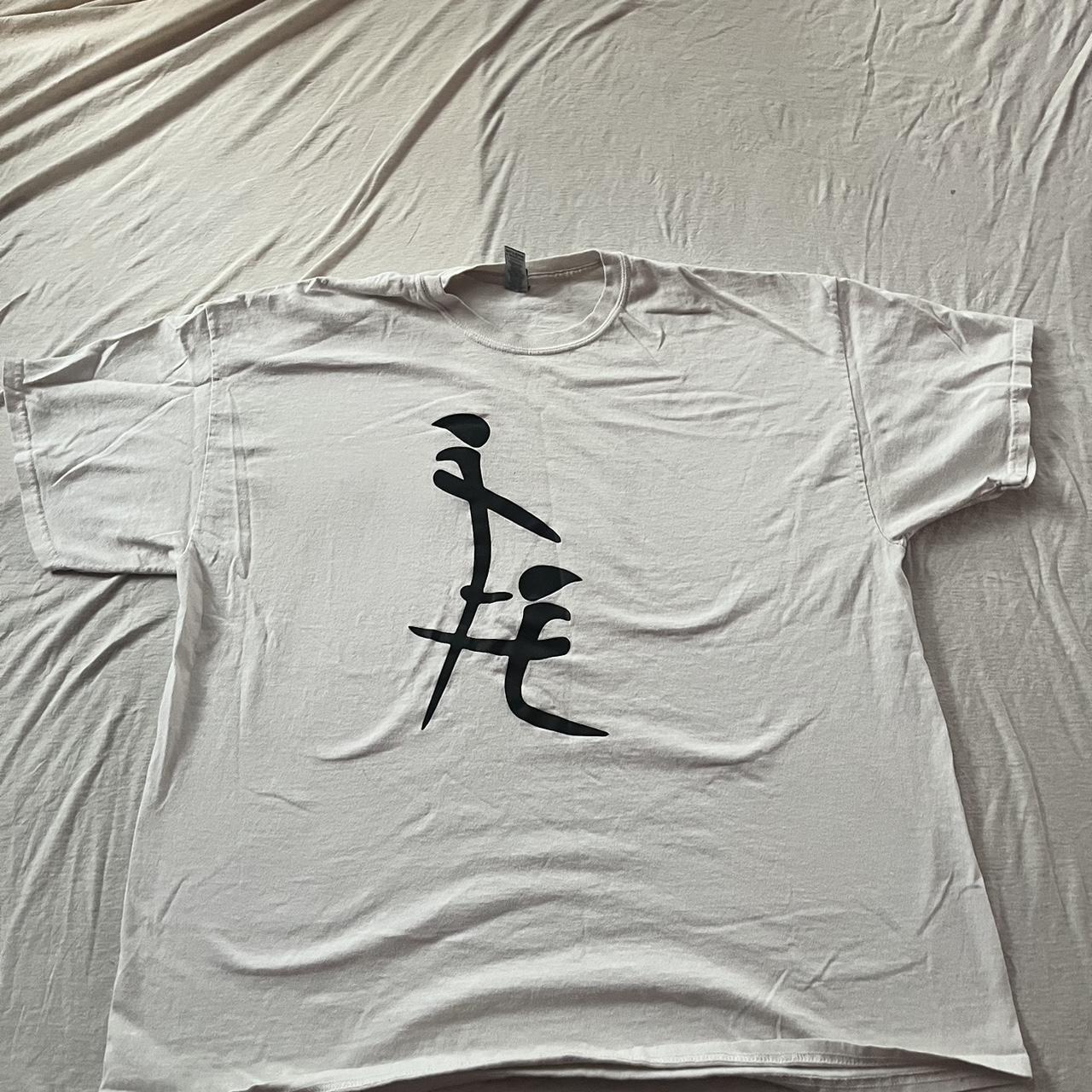 Funny Japanese Letter T-Shirt - Depop