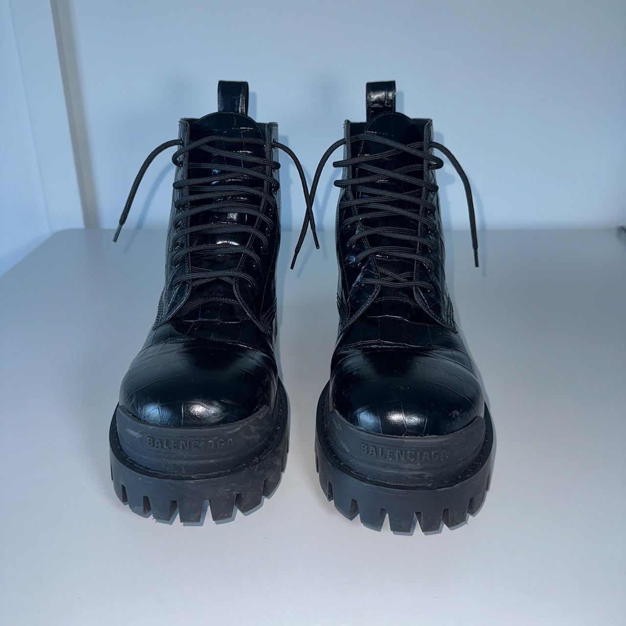 Balenciaga Combat Boots Balenciaga Strike 20mm Boot... - Depop