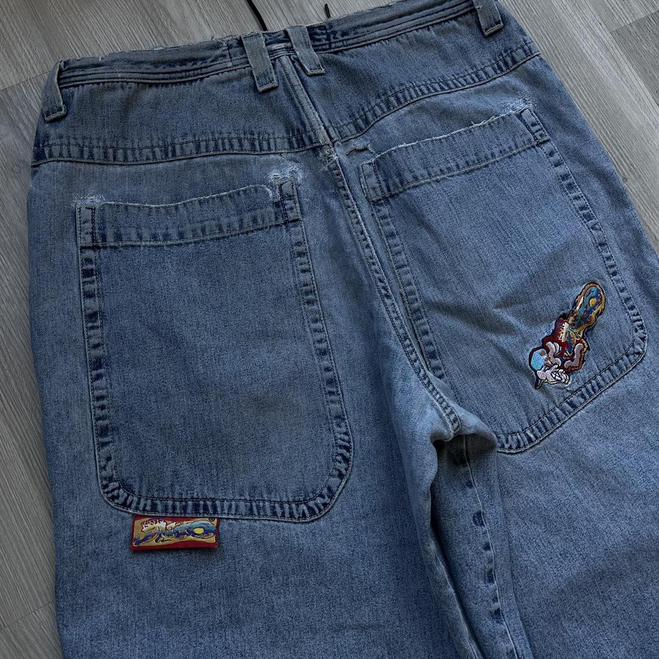 90s Baggy Jnco Wizard Jeans Baggy grunge style... - Depop
