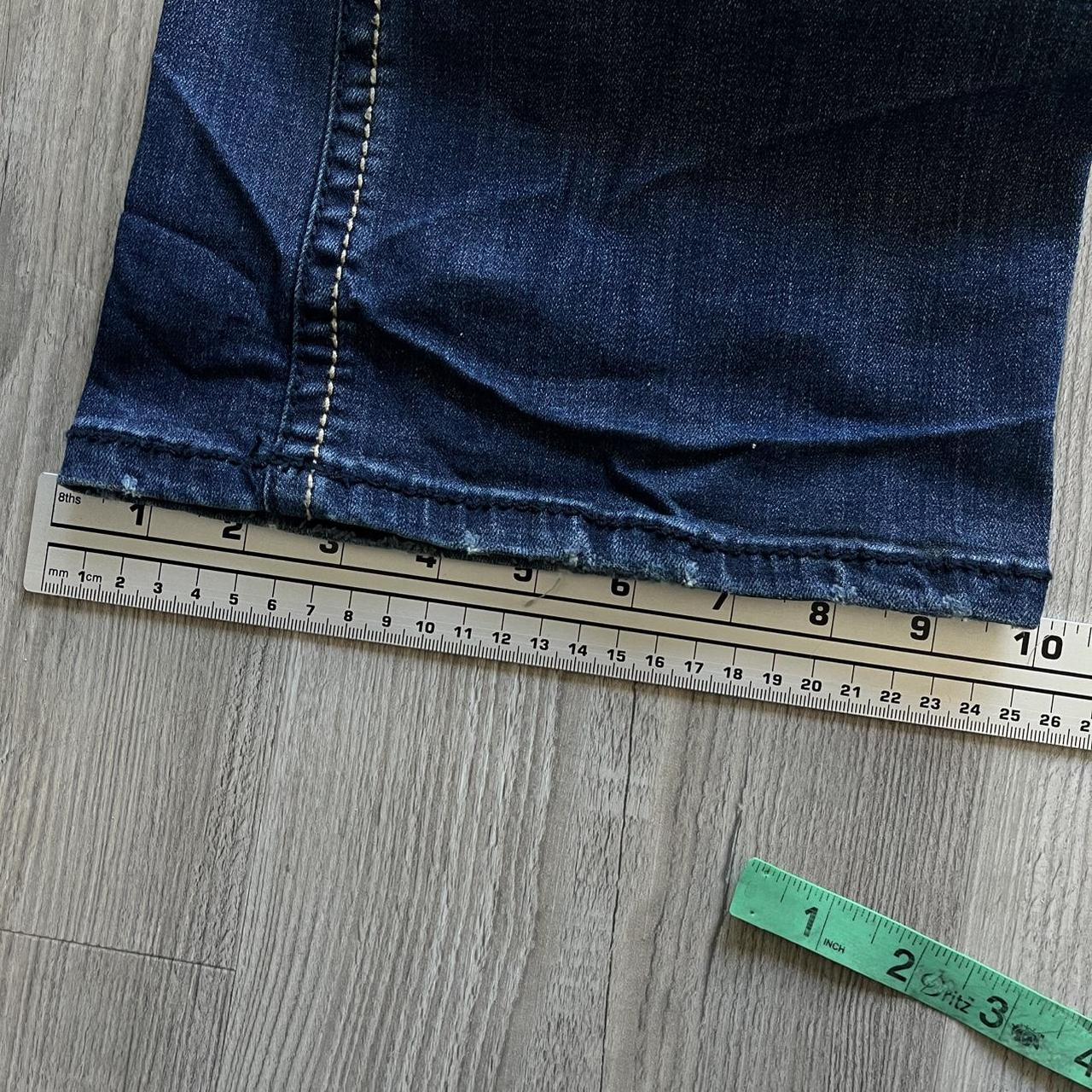 Y2K grunge faded baggy bootcut jeans Grunge style... | Depop