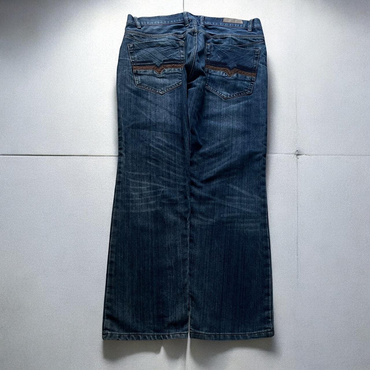 Y2K grunge baggy bootcut jeans Grunge style jeans... | Depop