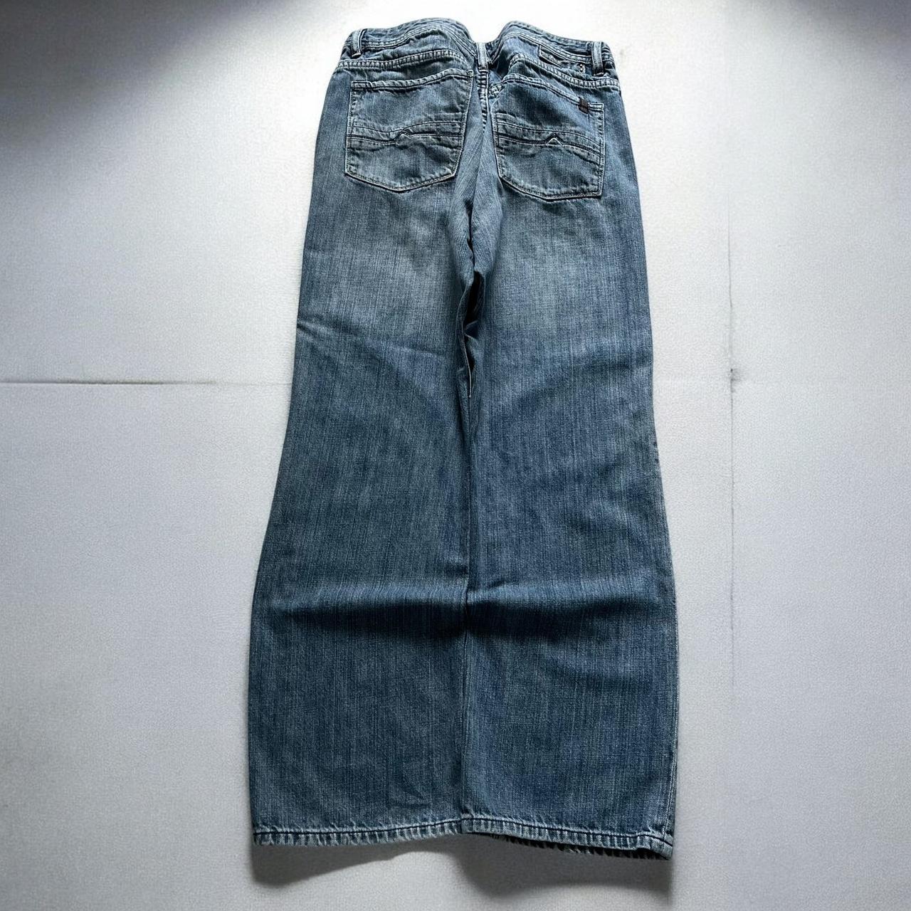 Y2K grunge baggy bootcut jeans Grunge style jeans... | Depop