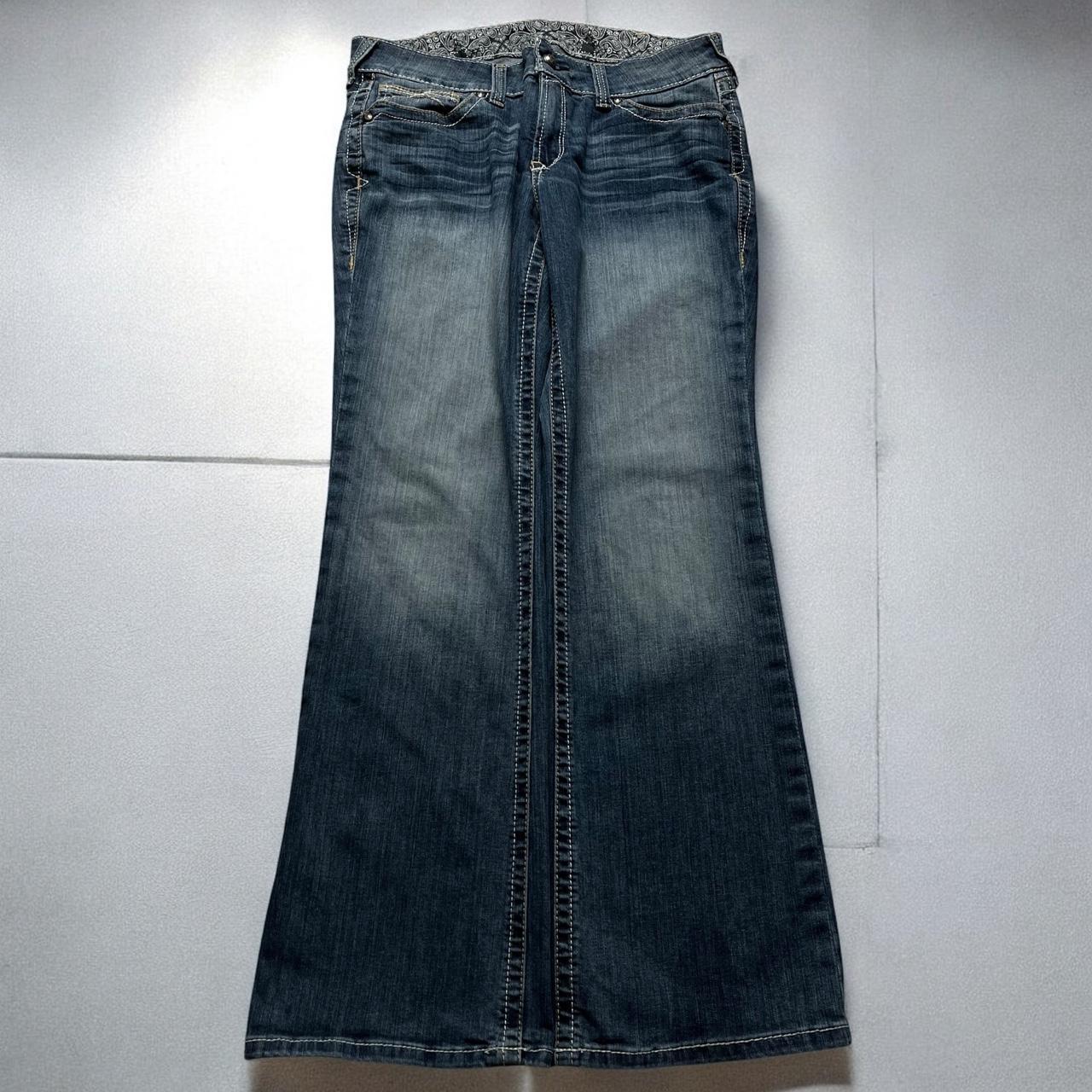 Y2K grunge baggy bootcut jeans Grunge style jeans... | Depop