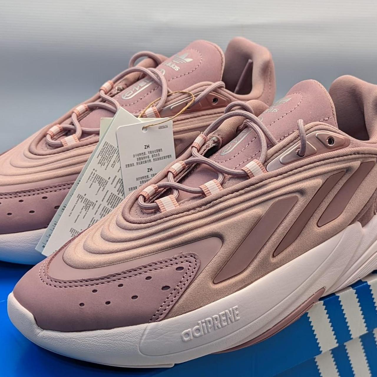 Adidas Women's Pink Trainers | Depop