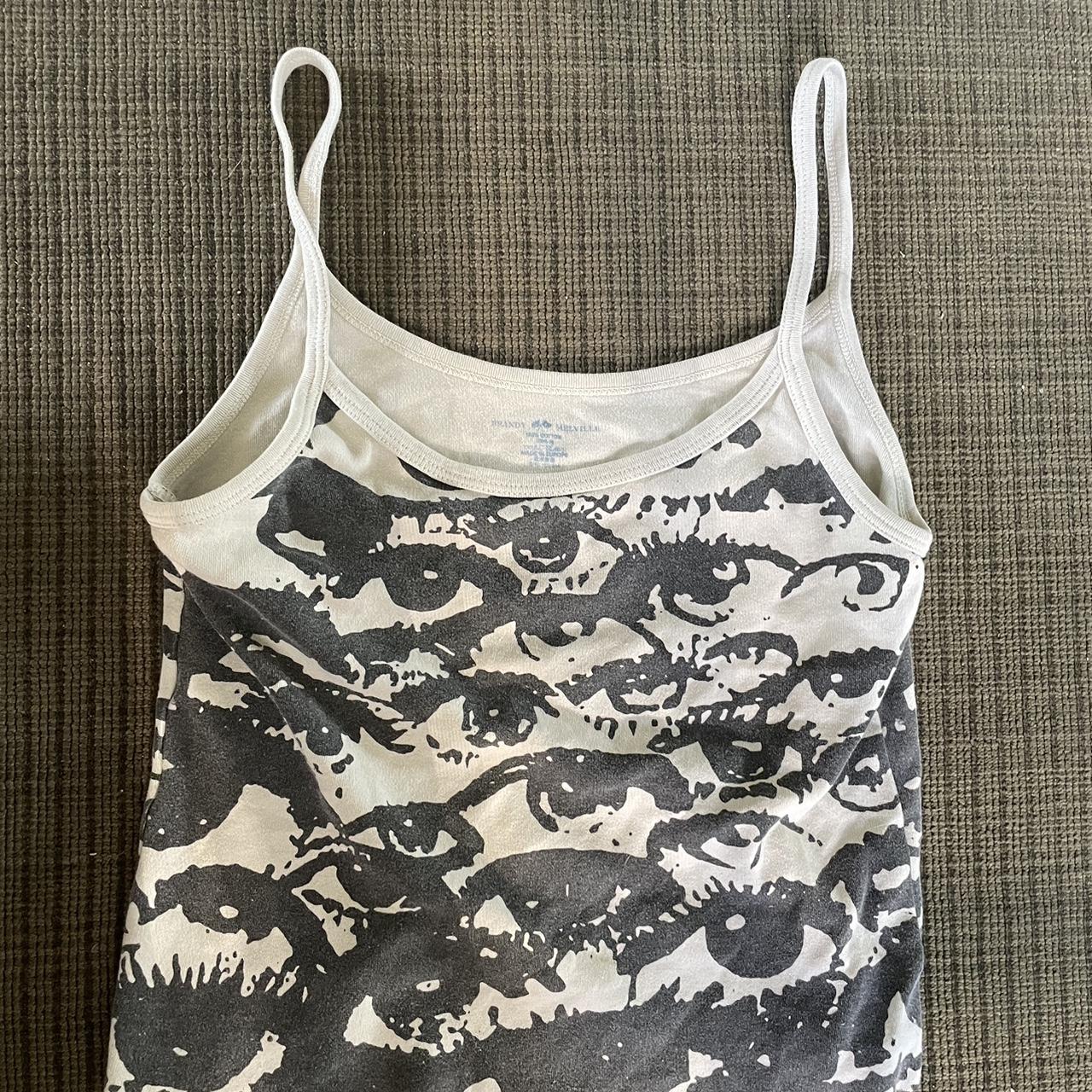 Brandy eyes shirt, so cute didnt fit me!! - Depop