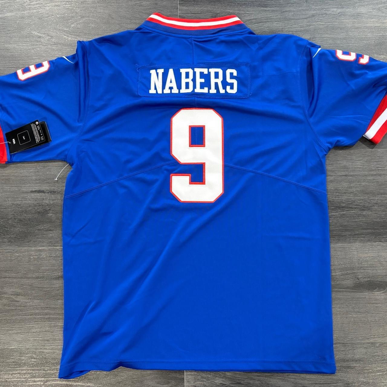 Authentic Malik Nabers New York Giants Retro Jersey.... | Depop