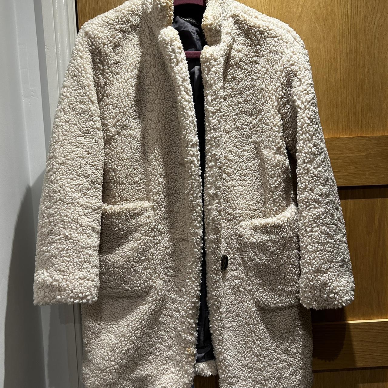 Banana republic teddy coat - Depop