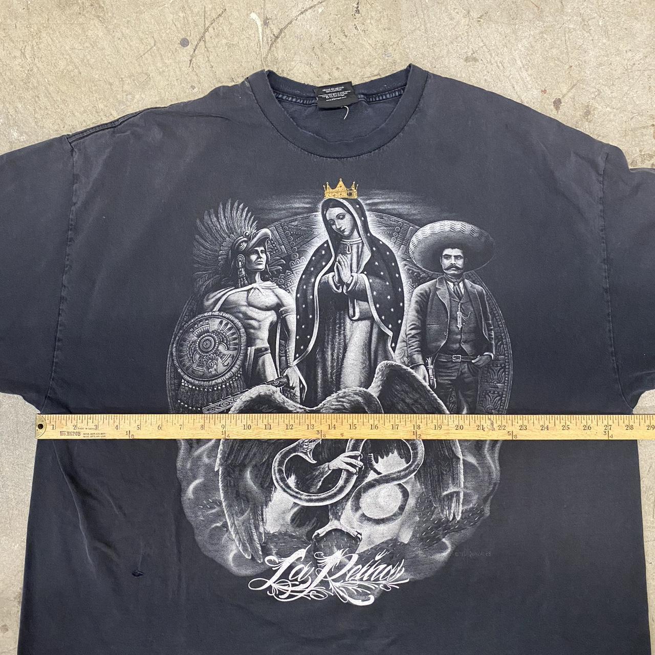 Vintage chicano t shirt lowrider Mexican Y2K size... - Depop