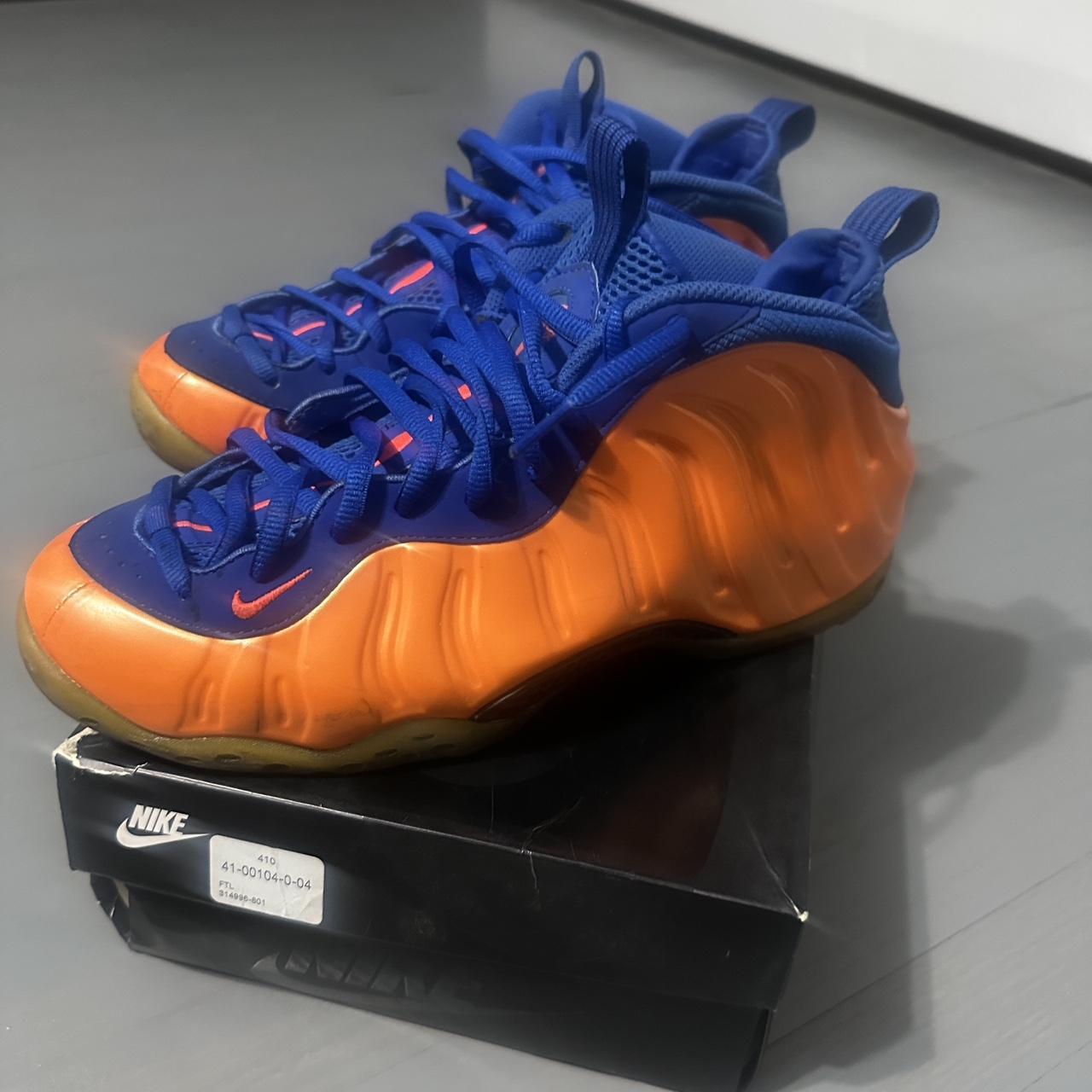 Nike Air Foamposite One "knicks" trainers... - Depop
