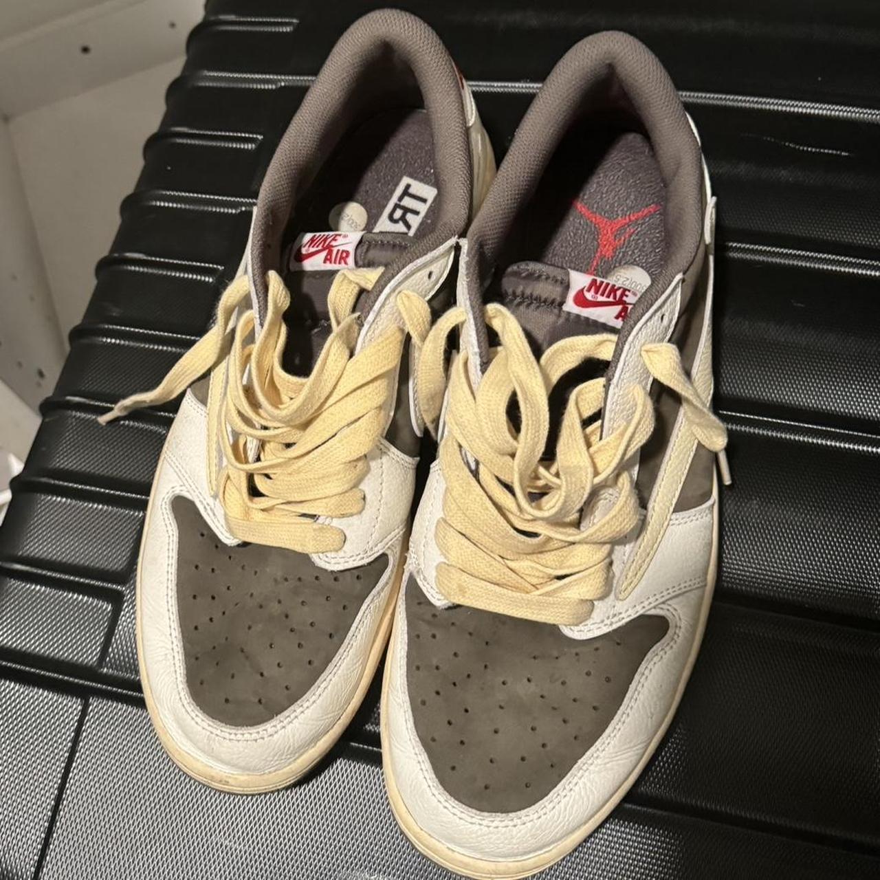 TRAVIS SCOTTS TAN COLOR NOT THE BEST CONDITION BUT... - Depop