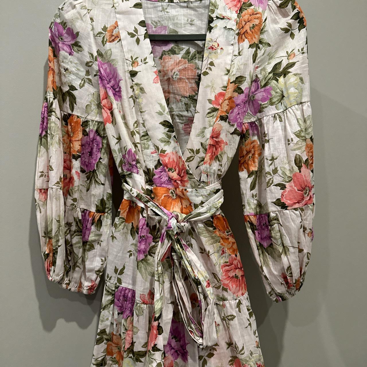 Zimmerman wrap dress Size 0 (6-8) Genuine... - Depop