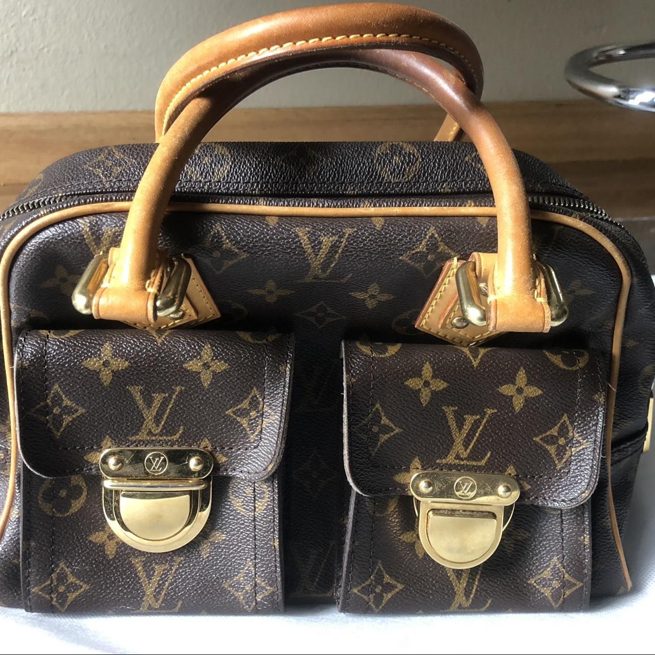 Louis Vuitton Monogram Manhattan PM Authentic... - Depop