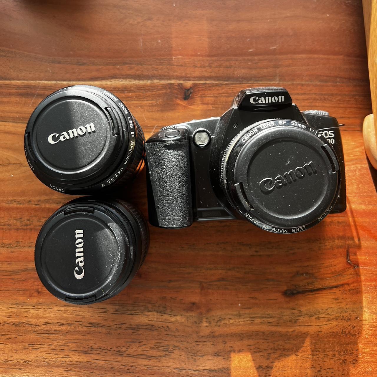 CANON 35MM FILM CAMERA BUNDLE: Canon EOS 3000 QD... - Depop