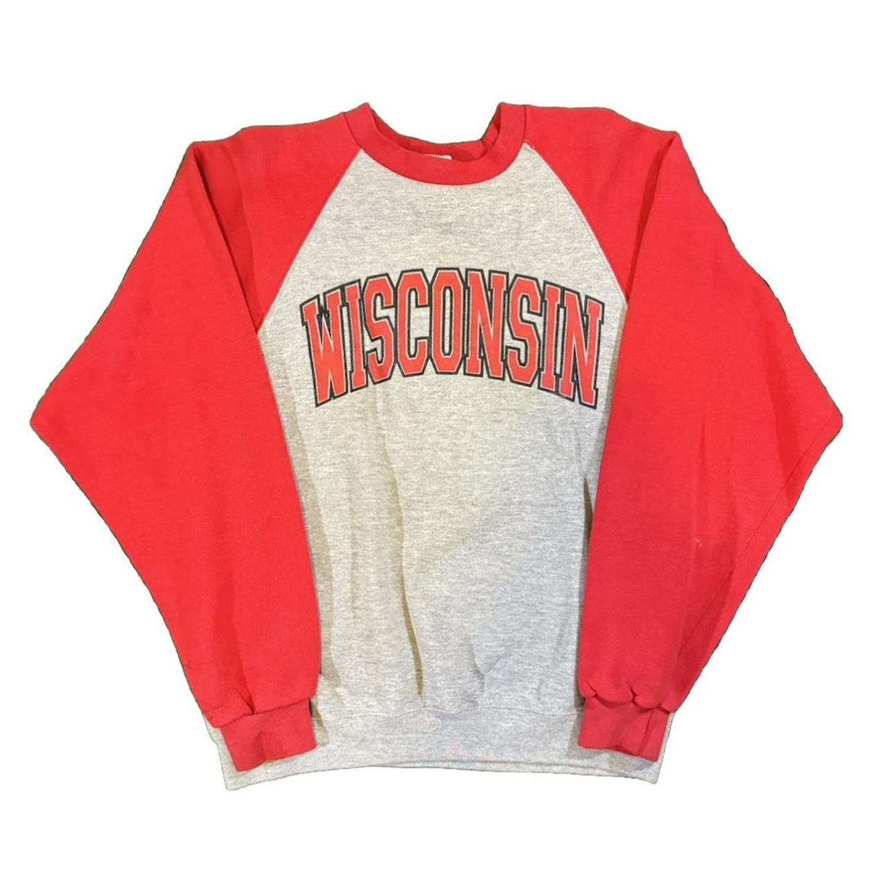 Vintage Wisconsin Crewneck FREE SHIPPING! 🎉 Size-... - Depop