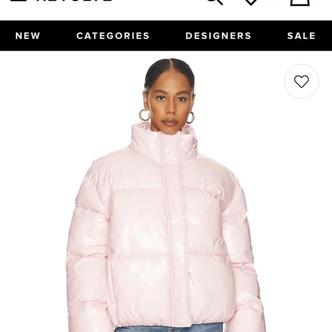 Light Pink revolve superdown puffer coat size... - Depop