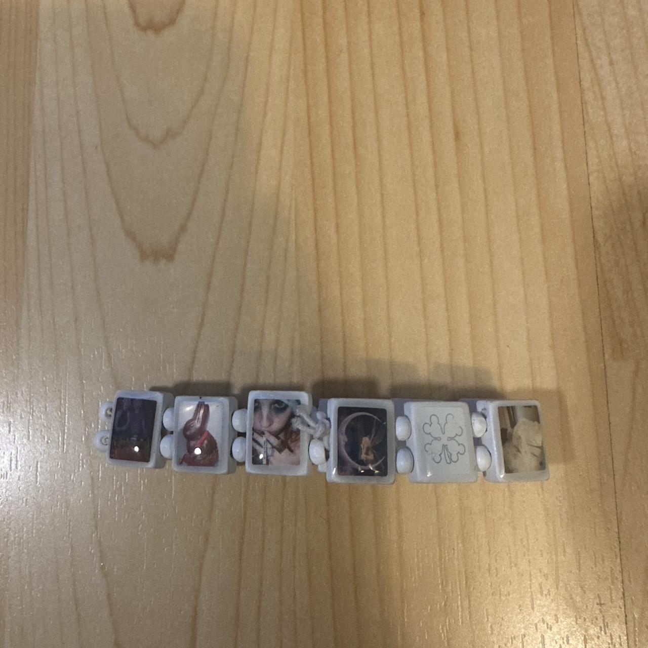 bazo 1199 fakemink white bracelet sold out never... | Depop