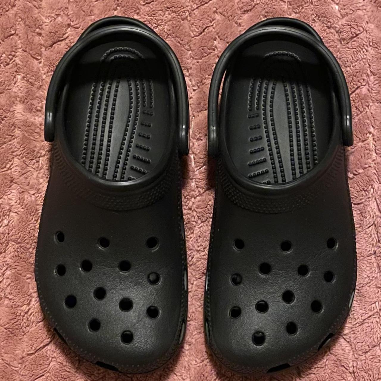 Woman’s/ Men Black Crocs - Depop