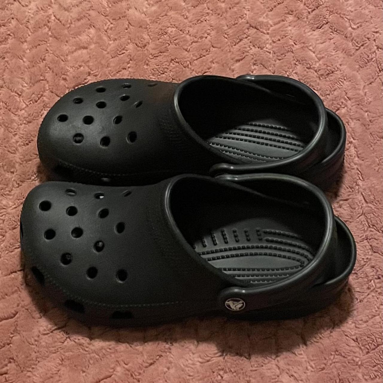 Woman’s/ Men Black Crocs - Depop