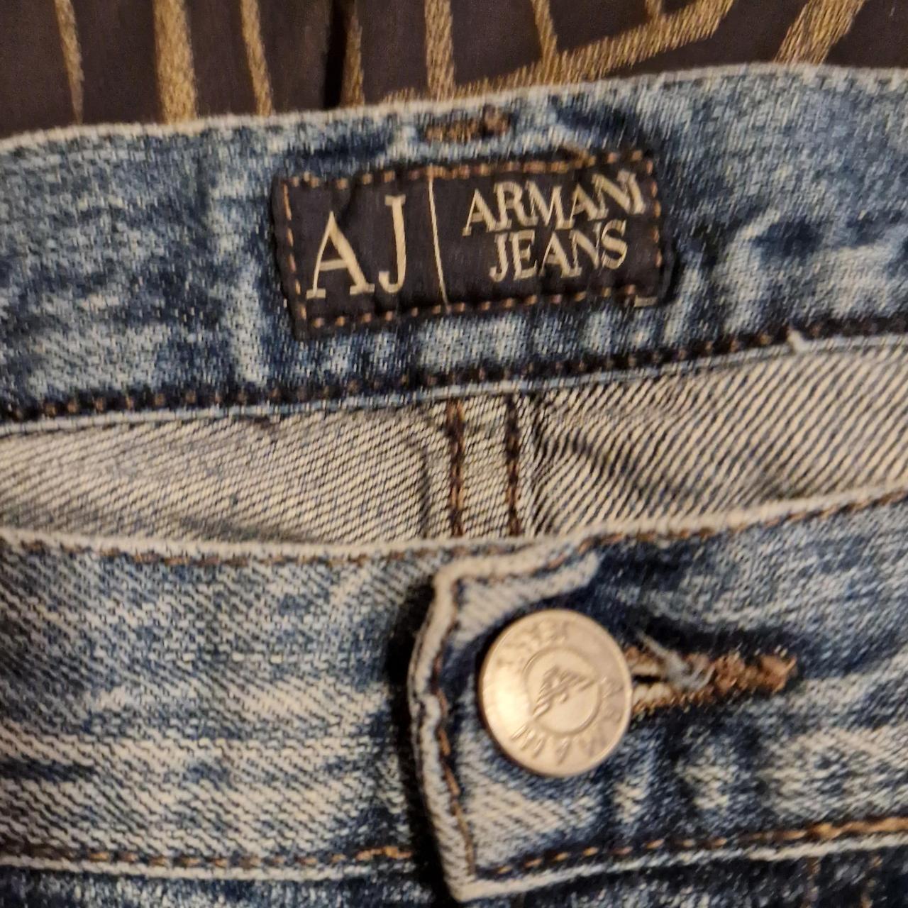 Armani jeans, straight leg size 30 waist. Good... - Depop