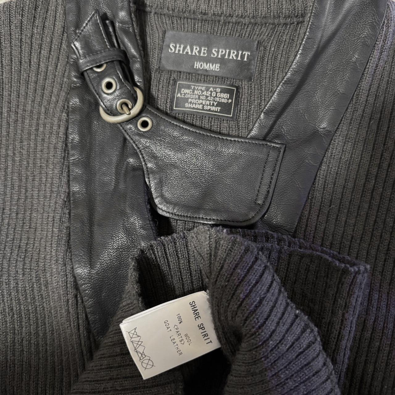 Share Spirit aw05 type A-9 adjustable goat leather... | Depop