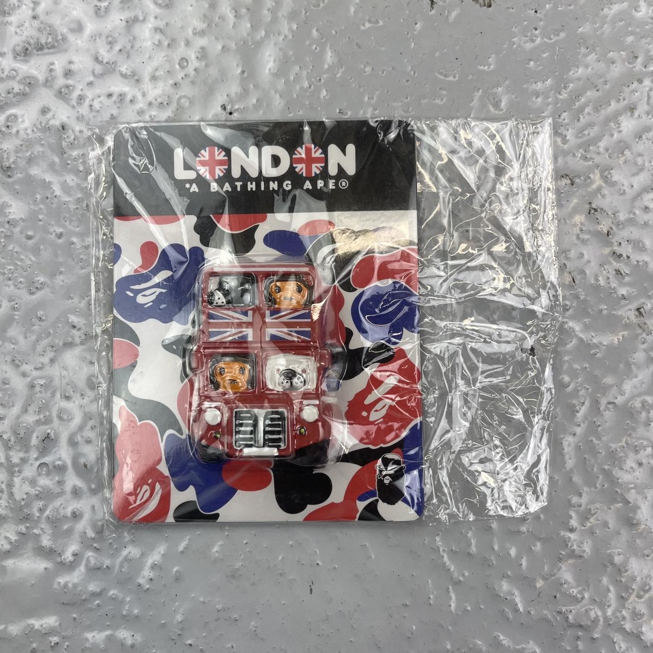LONDON X BATHING APE BABY MILO MULTI BAPE PIN SIZE:... - Depop