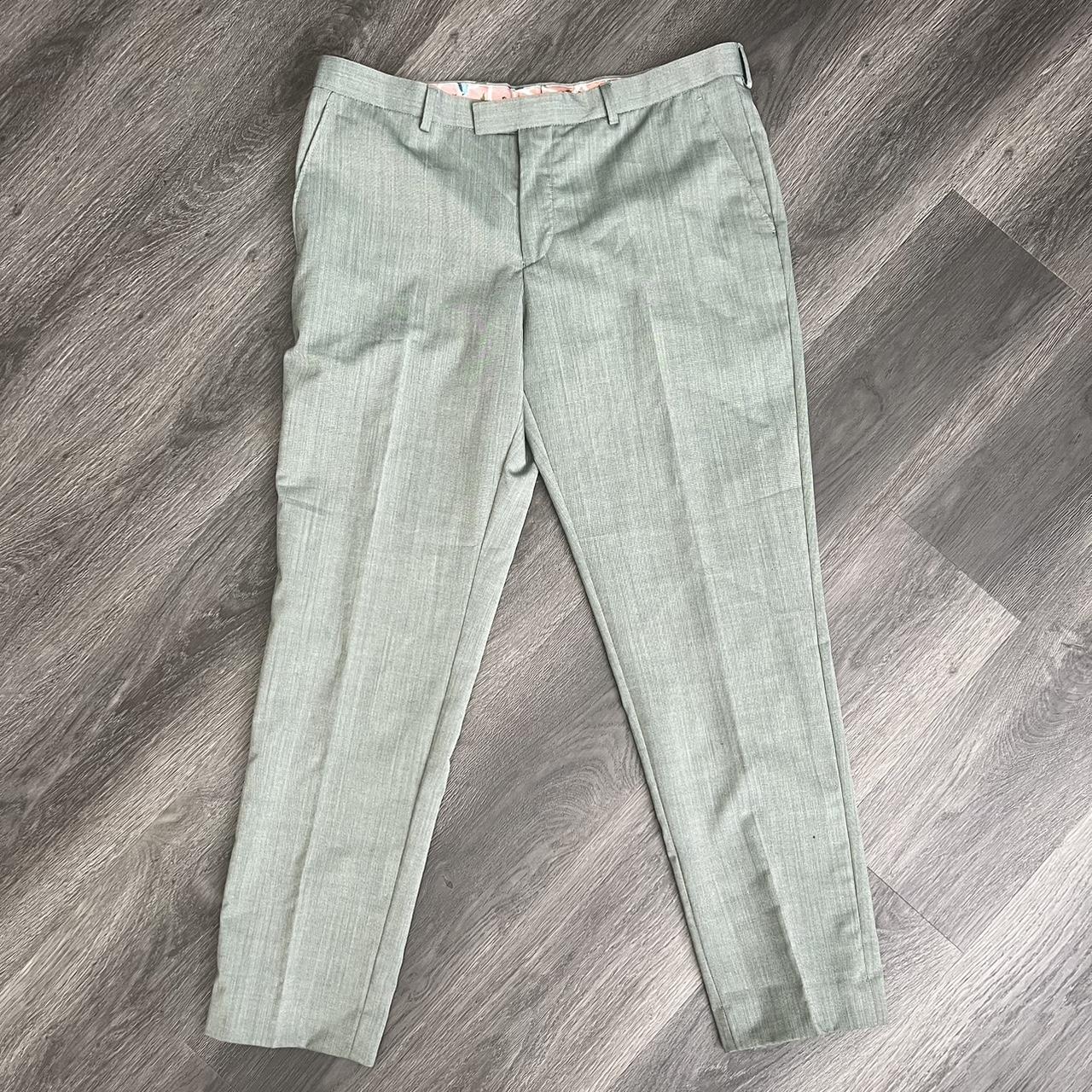 Green vintage dress pants size 32X32 - Depop