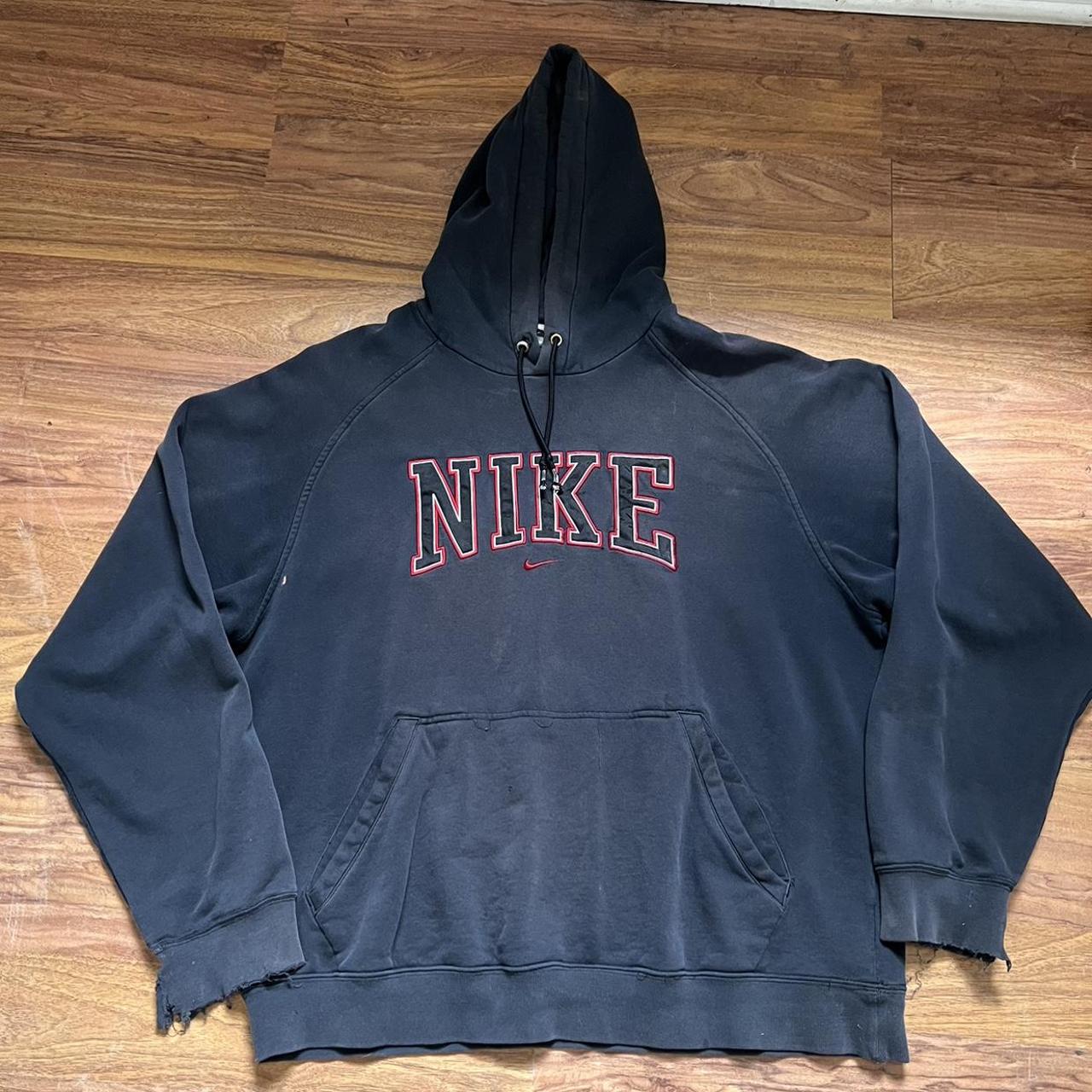 Vintage Nike red center swoosh 90s tag Some wear... - Depop