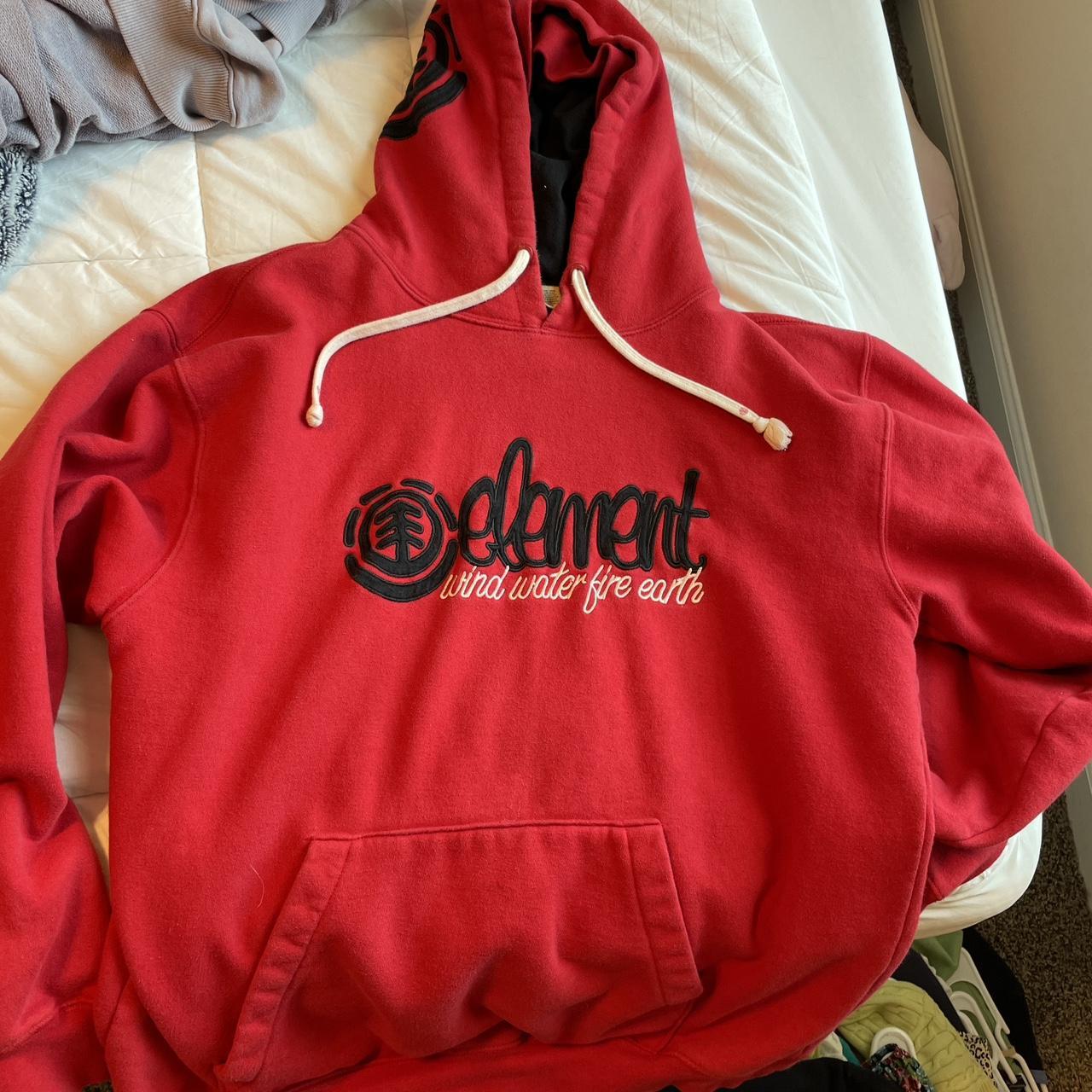 Element Men's Red and Black Jacket | Depop