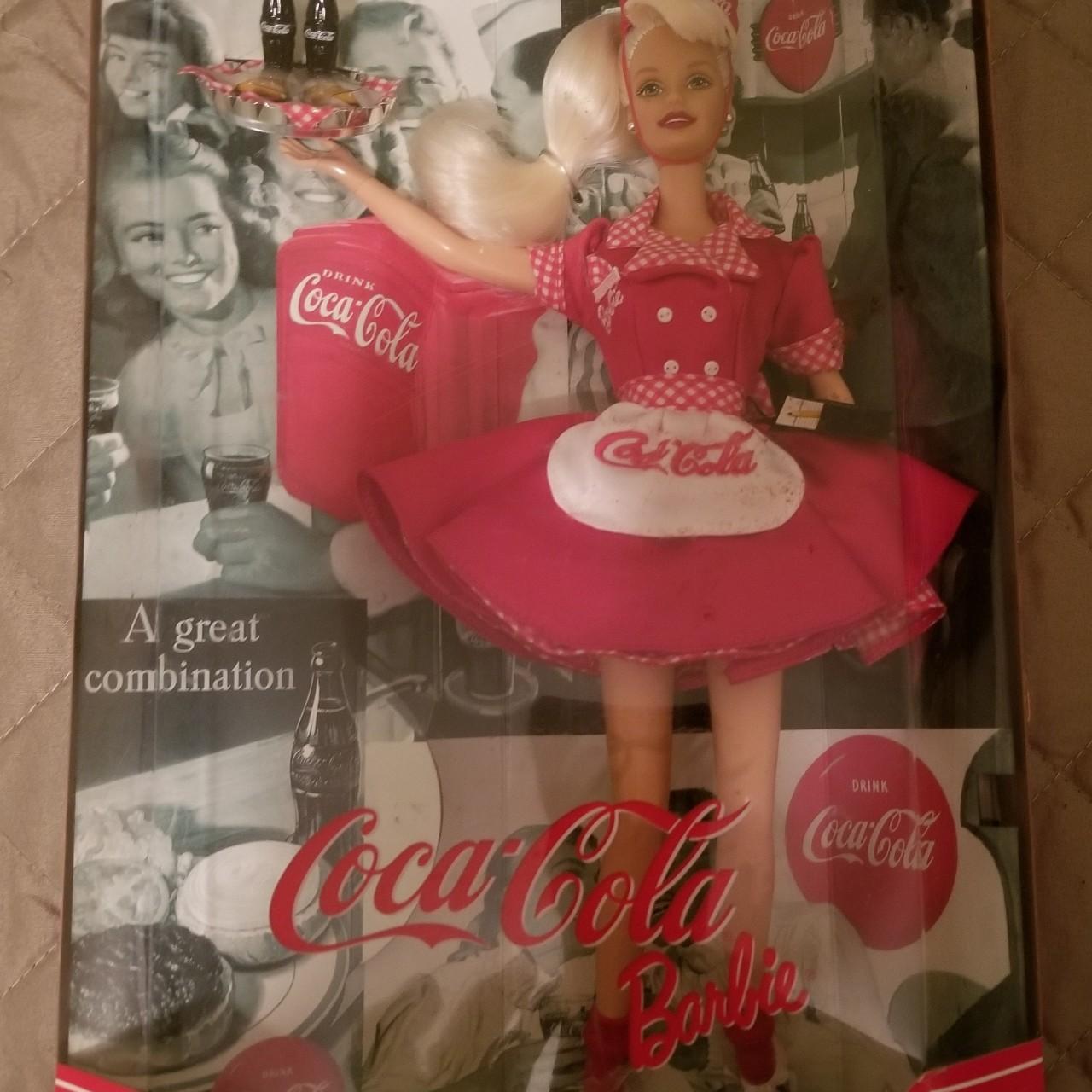 1998 Coca-Cola Barbie collector edition doll never... - Depop