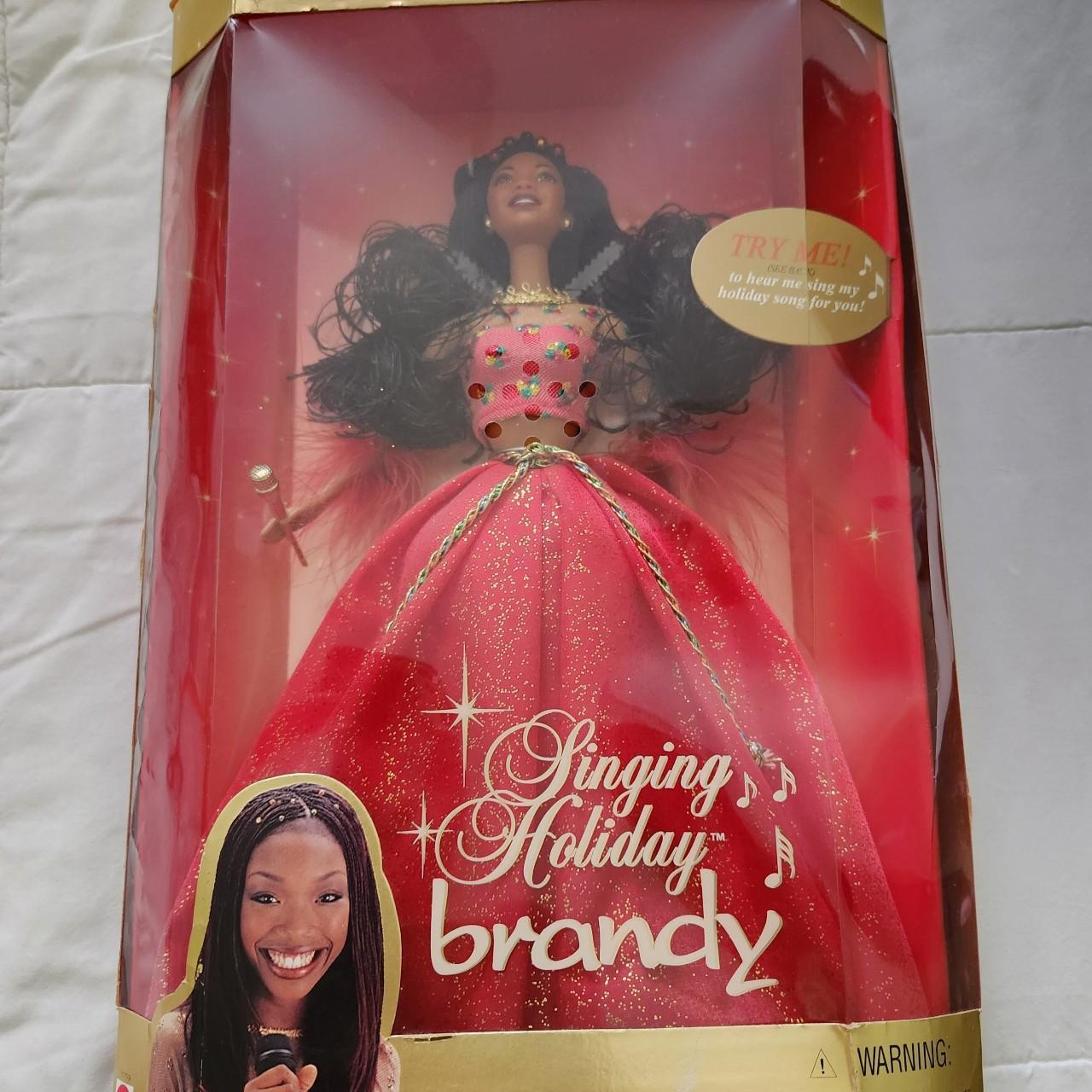 2000 vintage singing holiday brandy Barbie doll new,... - Depop