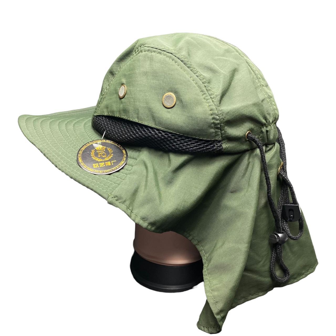 Men Women Sun Hats with Neck Flap UV Protection Wide... - Depop