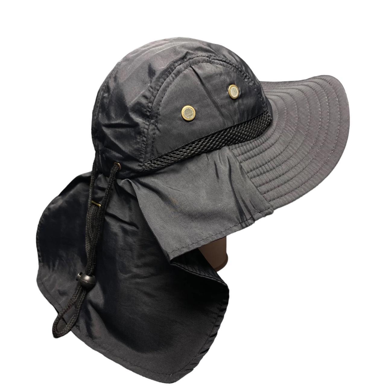 Men Women Sun Hats with Neck Flap UV Protection Wide... - Depop