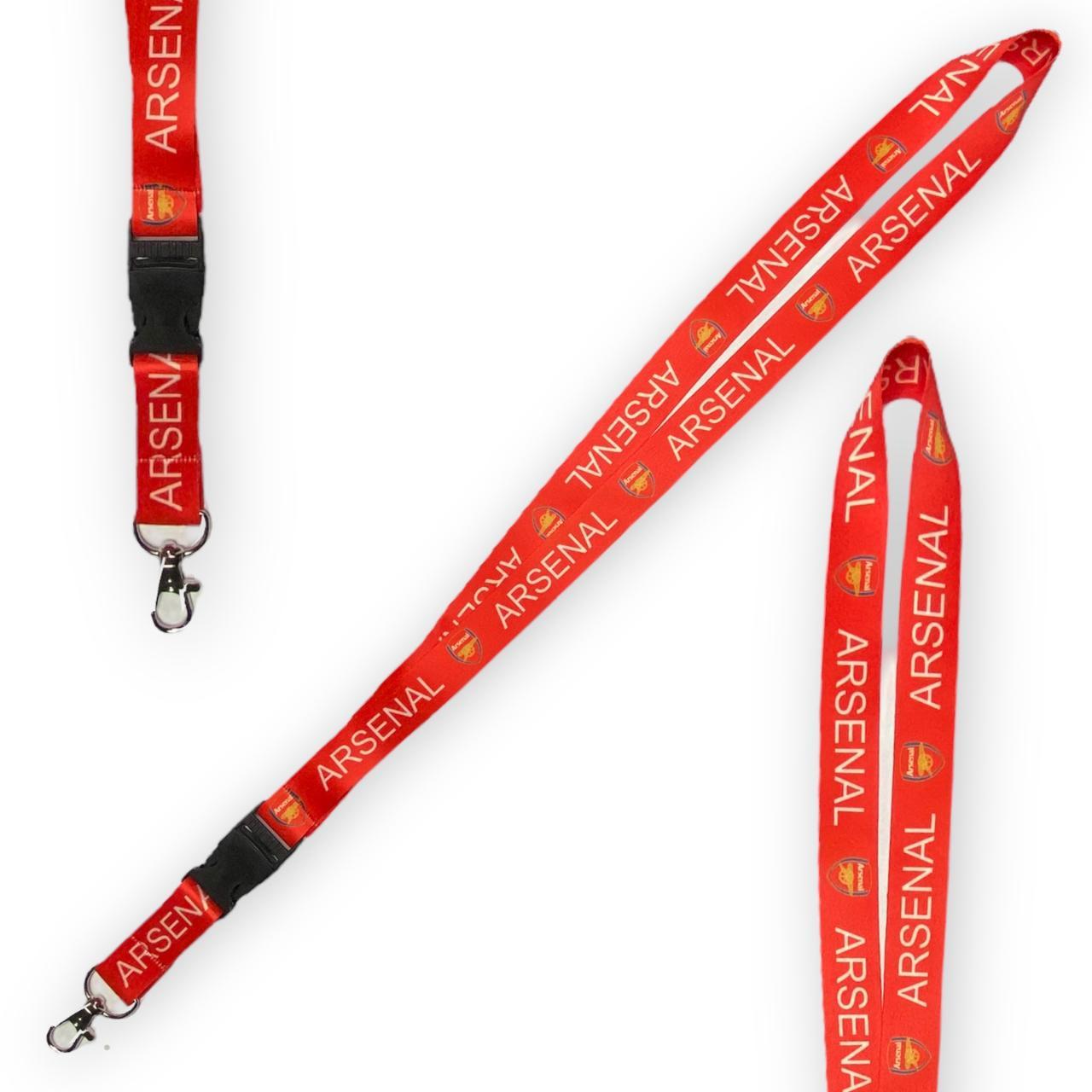 Arsenal Lanyard Keychain Arsenal Keyholder... - Depop