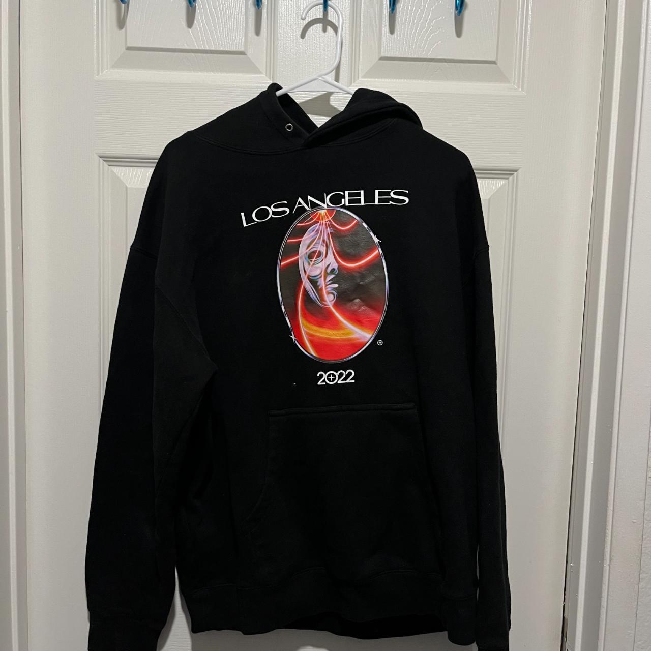 the weeknd after hours tour los angeles hoodie, size L - Depop