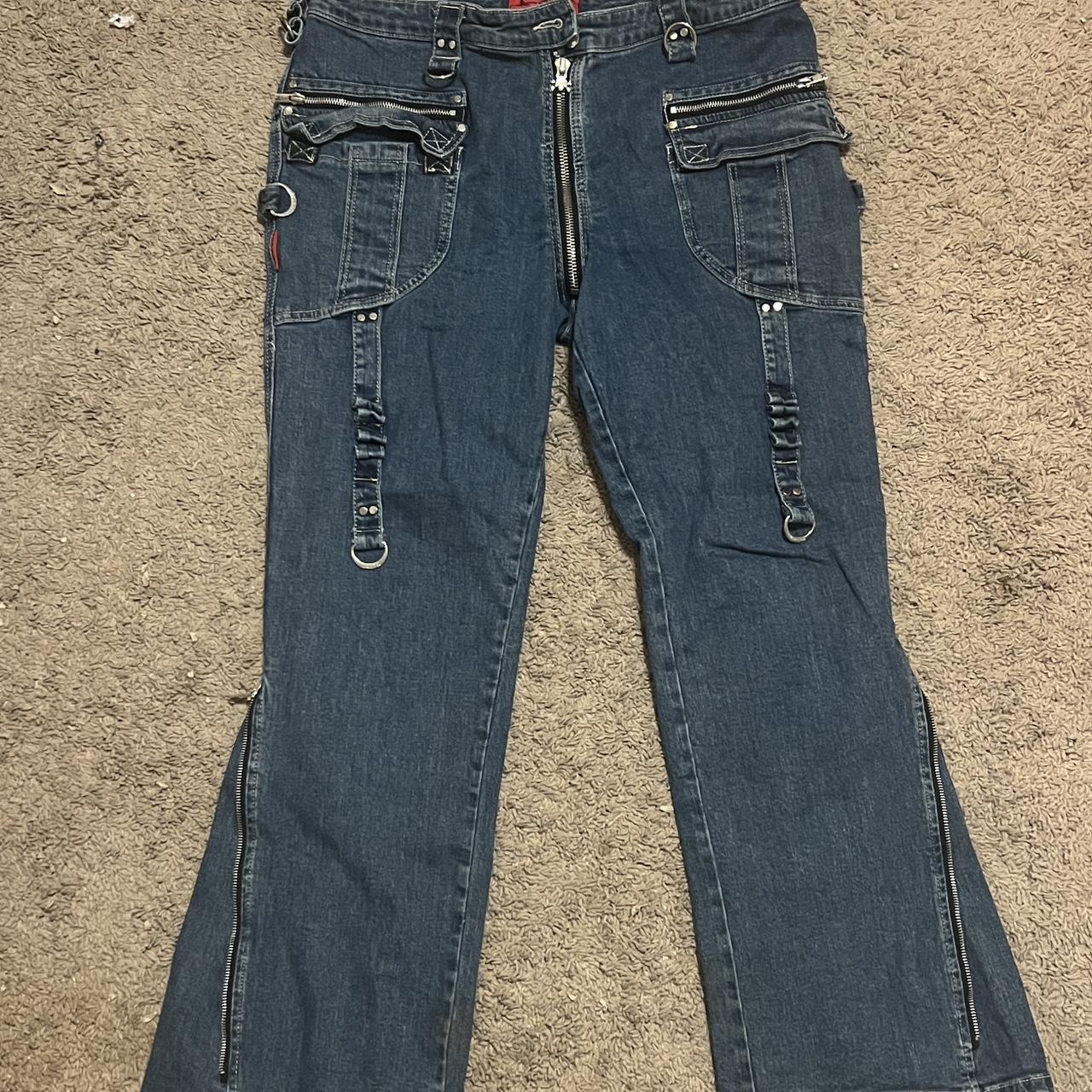 Tripp NYC jeans w hardware tag is marked a 14 but... | Depop