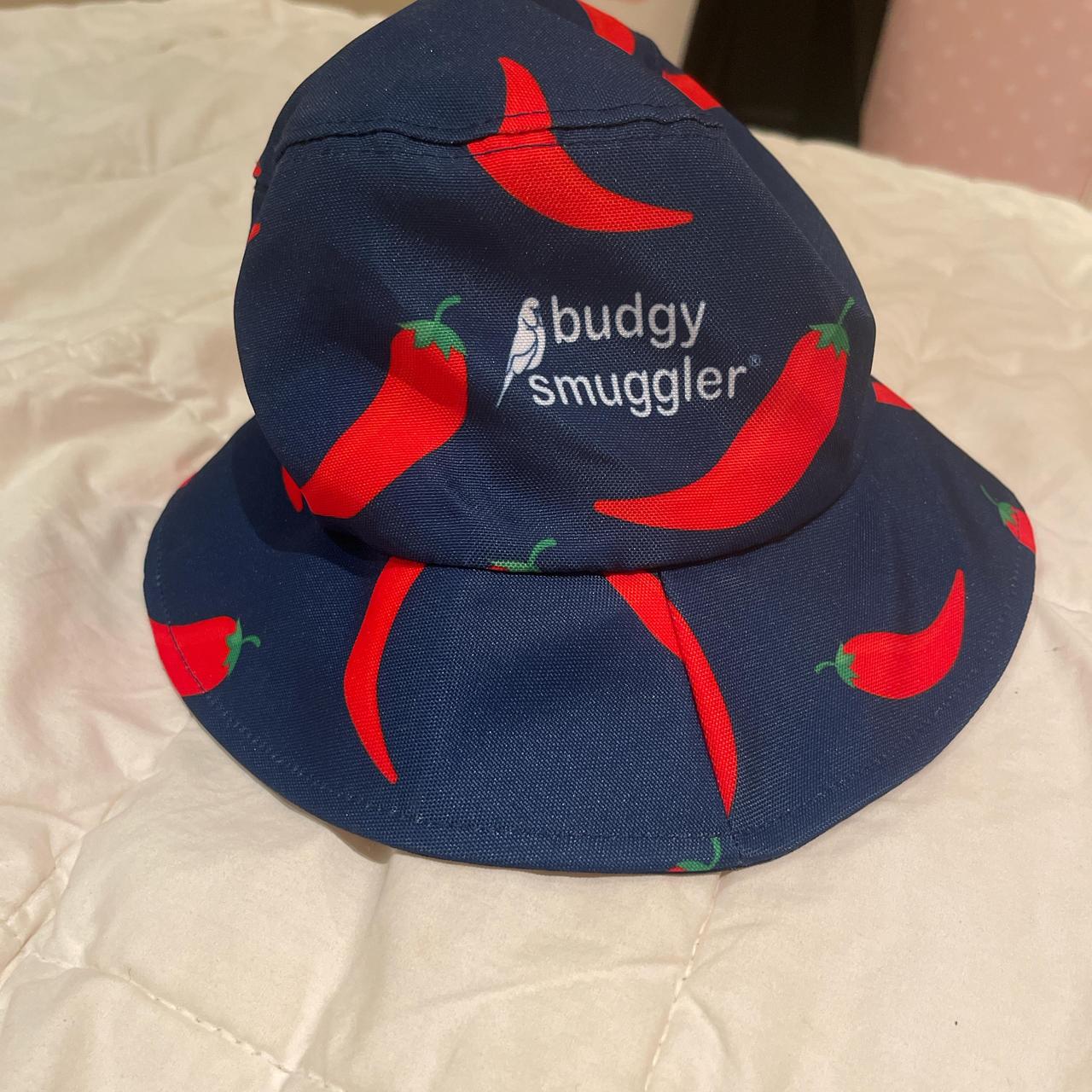 Budgy Smuggler chilli bucket hat, never use, brand... - Depop