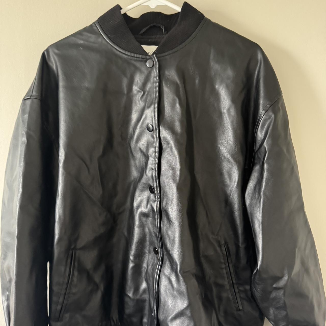 Old Glassons faux leather jacket, only worn a couple... - Depop