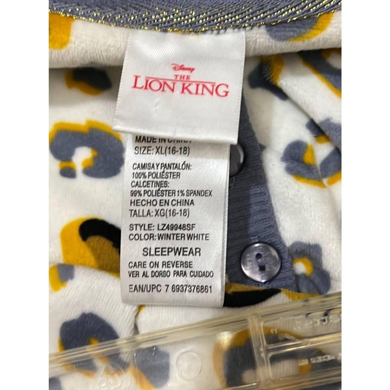 Disney Lion King Simba Long Sleeve Pajamas Set XL/... - Depop