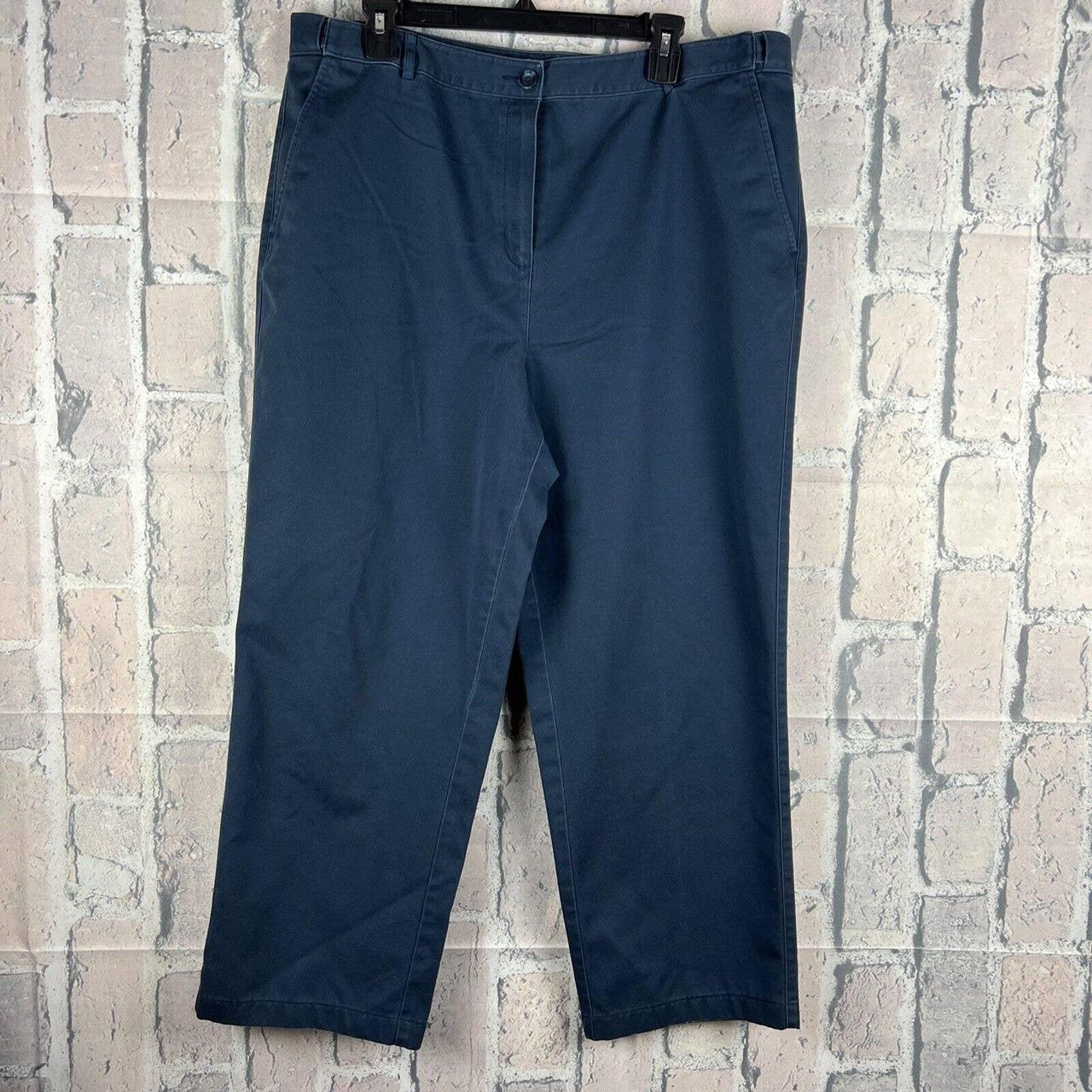 L.L. Bean Classic Fit Women's Wide-Leg Dress Pants... - Depop