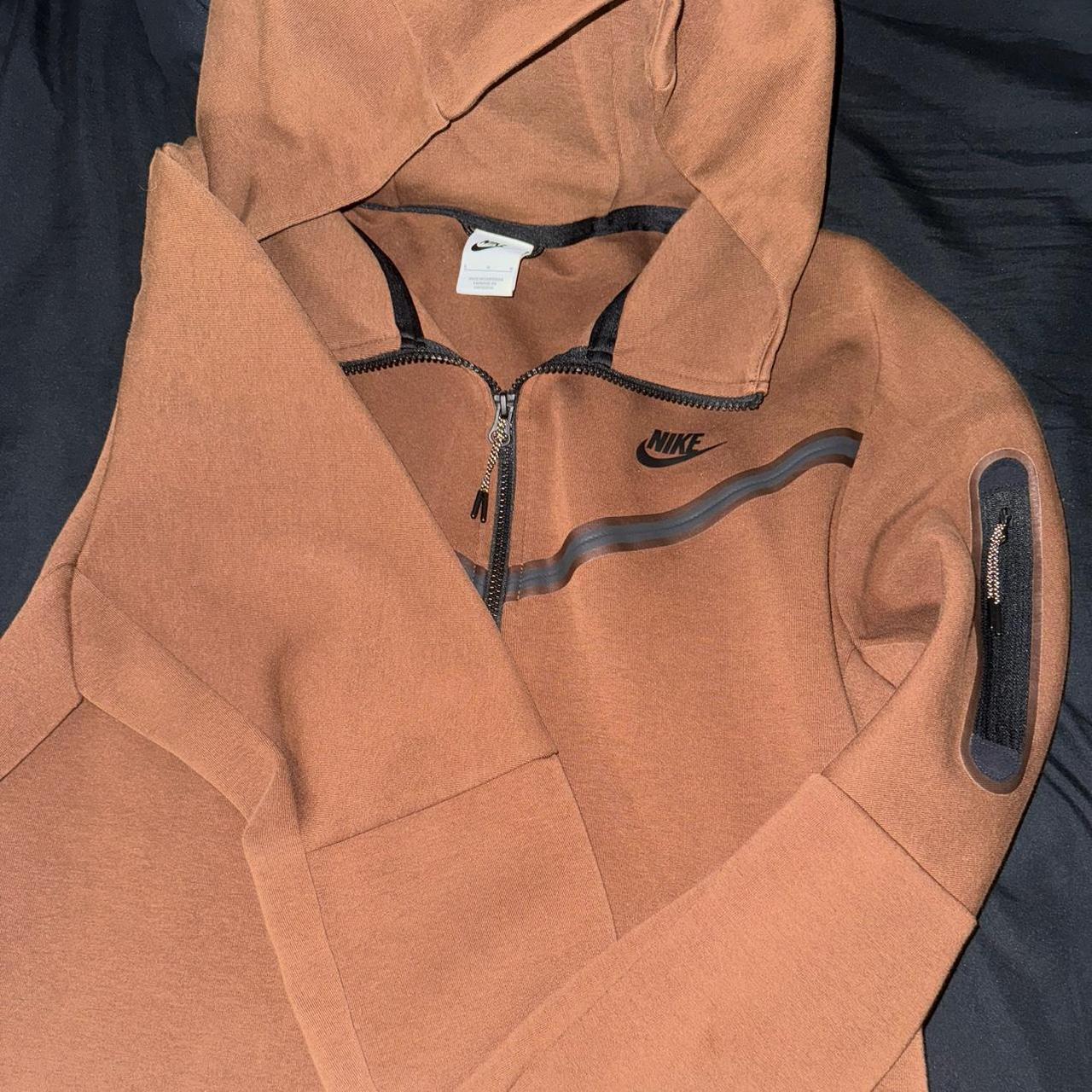 -Brown Nike Tech -Worn Once and in good condition... | Depop