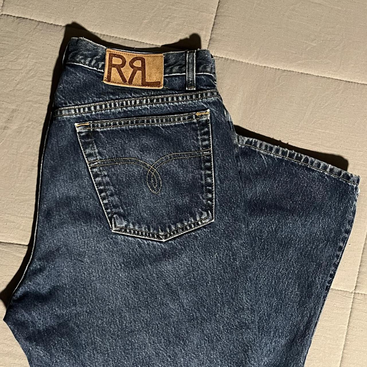 Vintage Ralph Lauren Double RL RRL Straight Jeans... - Depop
