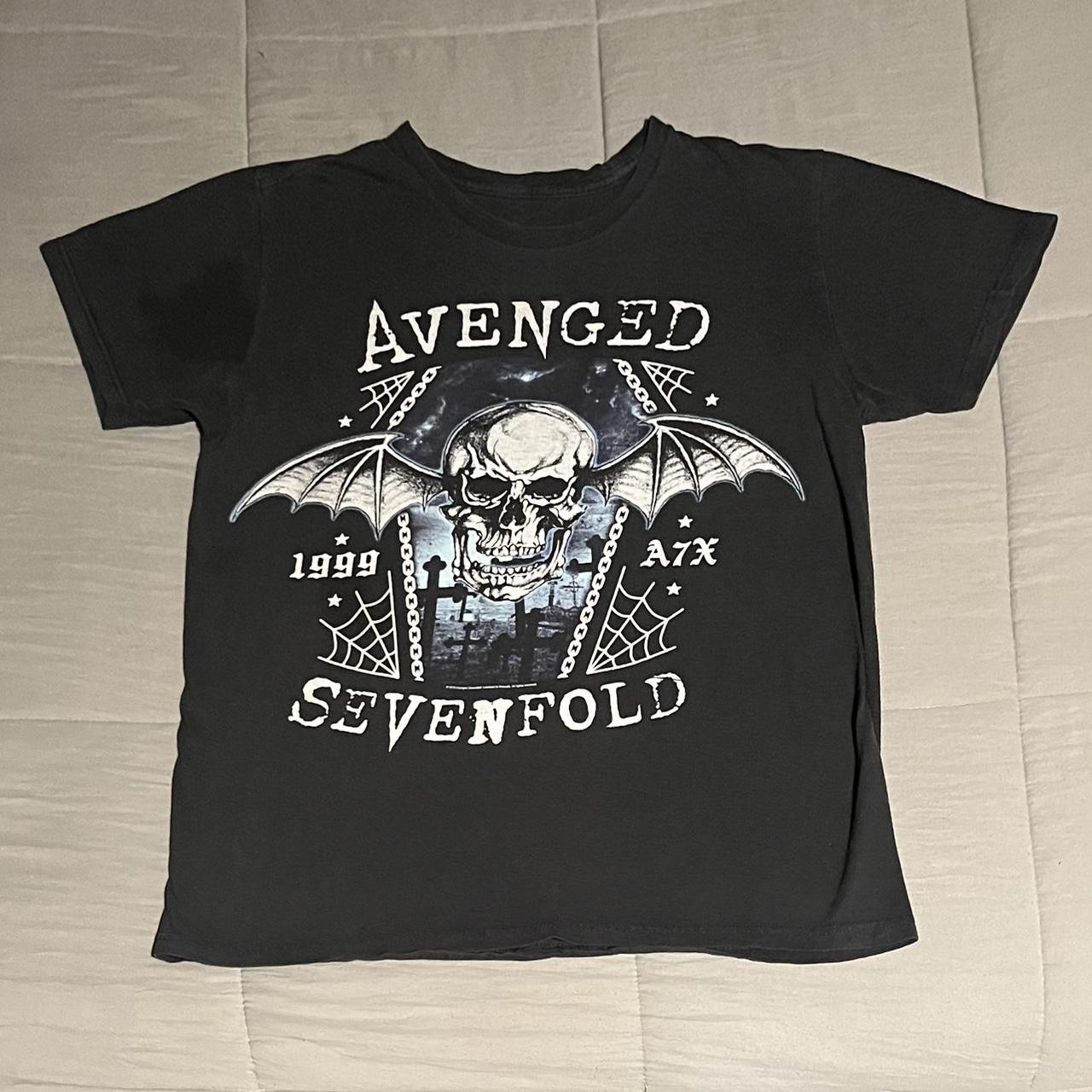 Avenged Sevefold Band T Shirt 2015 A7X Metal Tee... - Depop