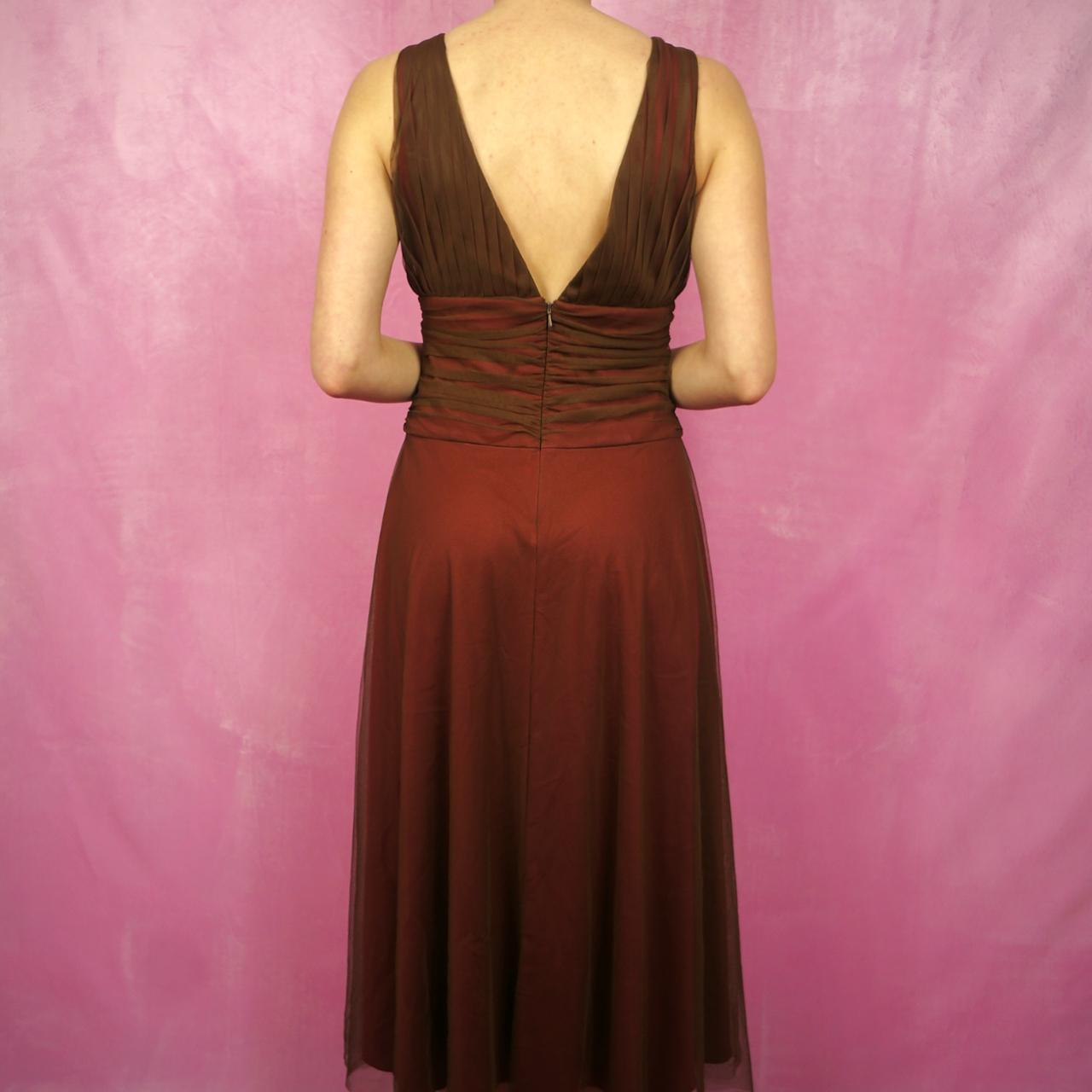 🧚‍♀️burgundy emo fairy esque prom dress🧚‍♀️ •BRAND: JS... - Depop