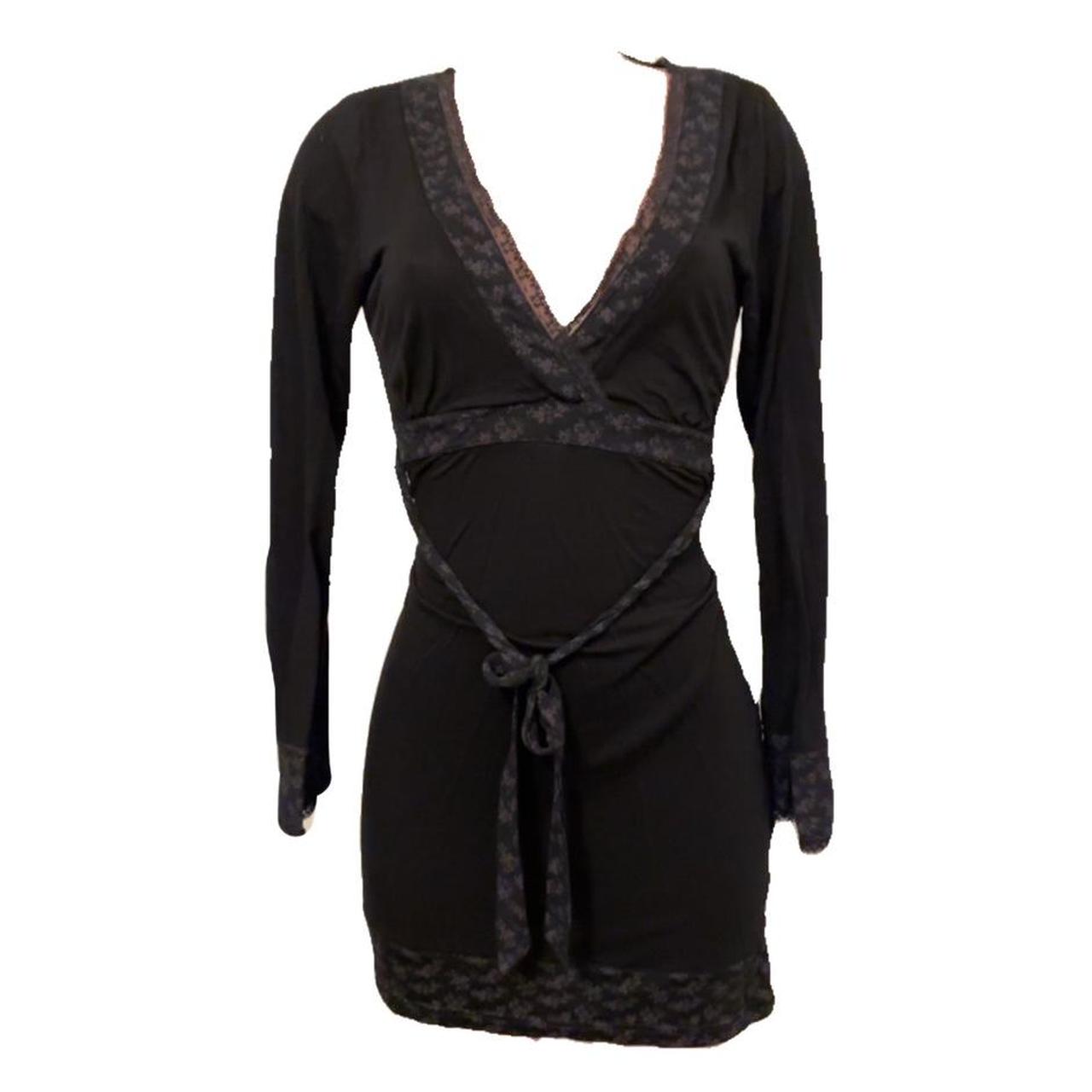 Vive Maria dress 🖤💜 black/ violet long sleeve dress... - Depop