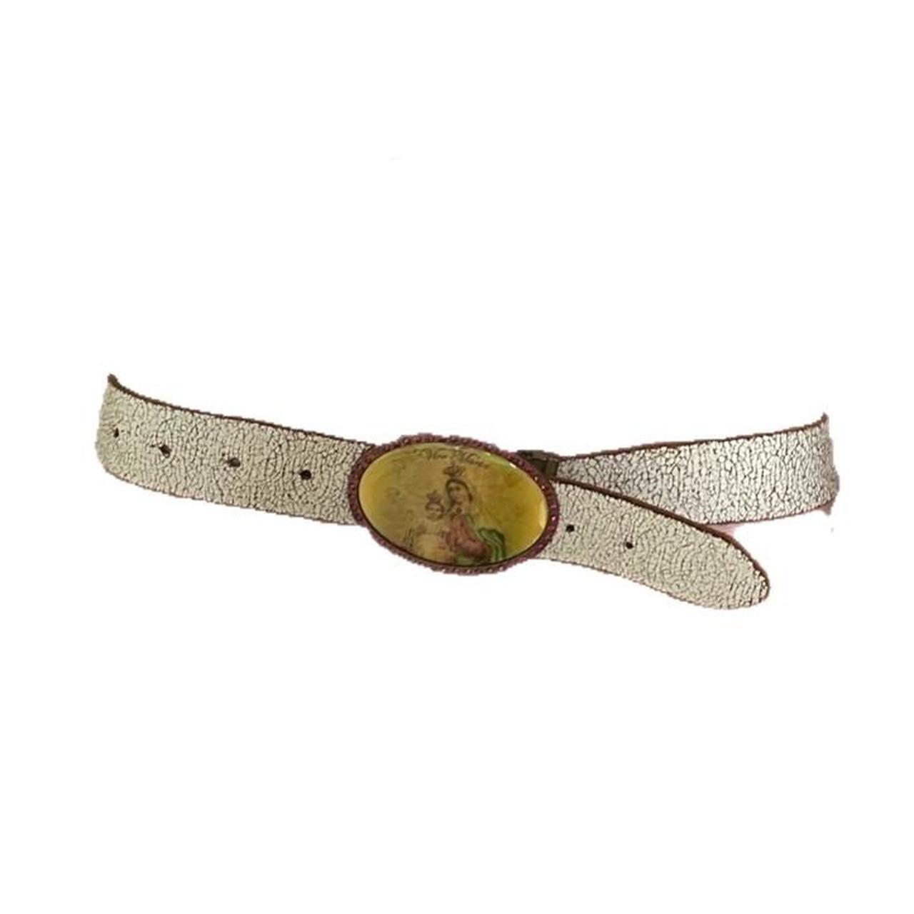 Vive maria belt 🤍⭐️ Belt buckle featuring an image of... - Depop