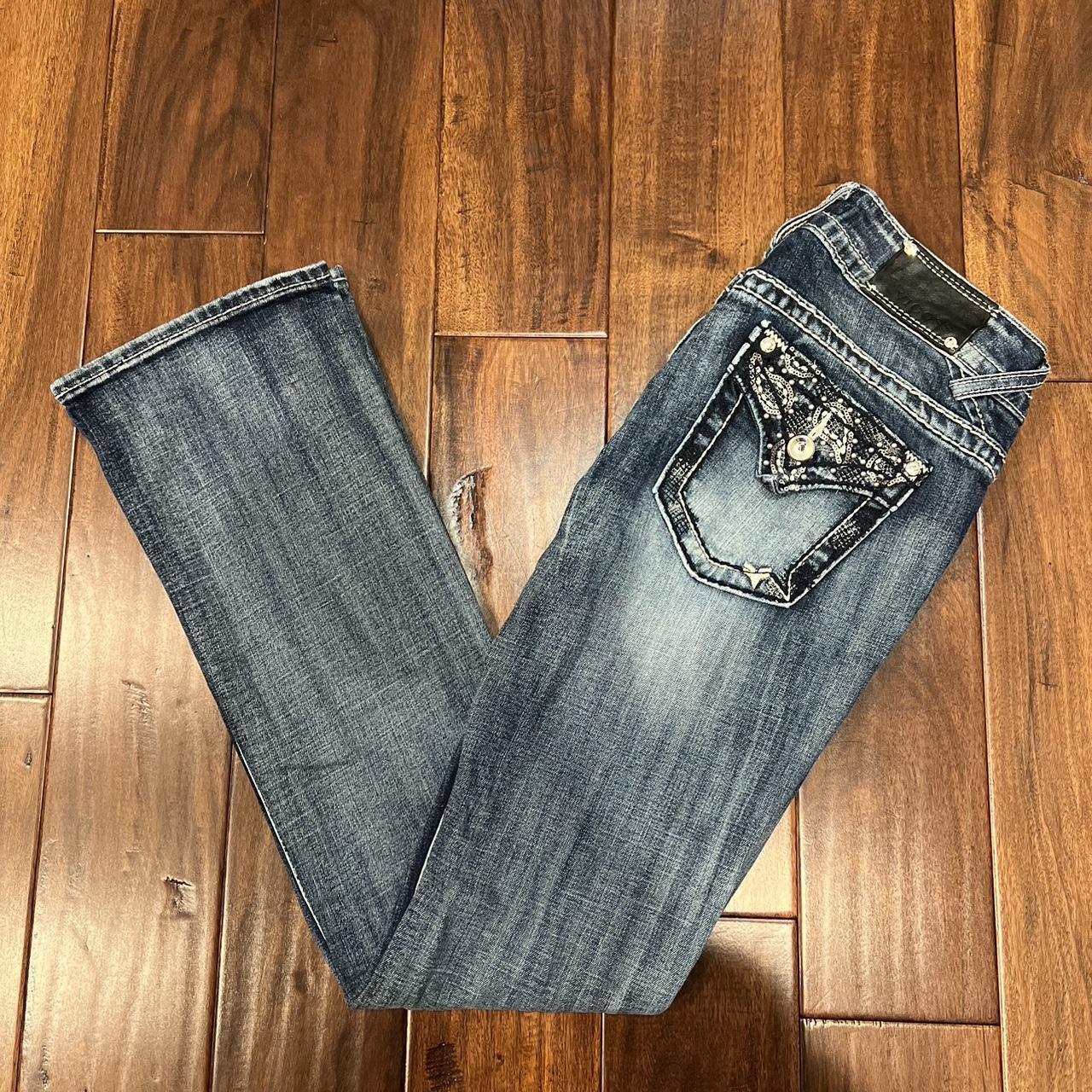 Vigoss Women's Navy and Blue Jeans | Depop