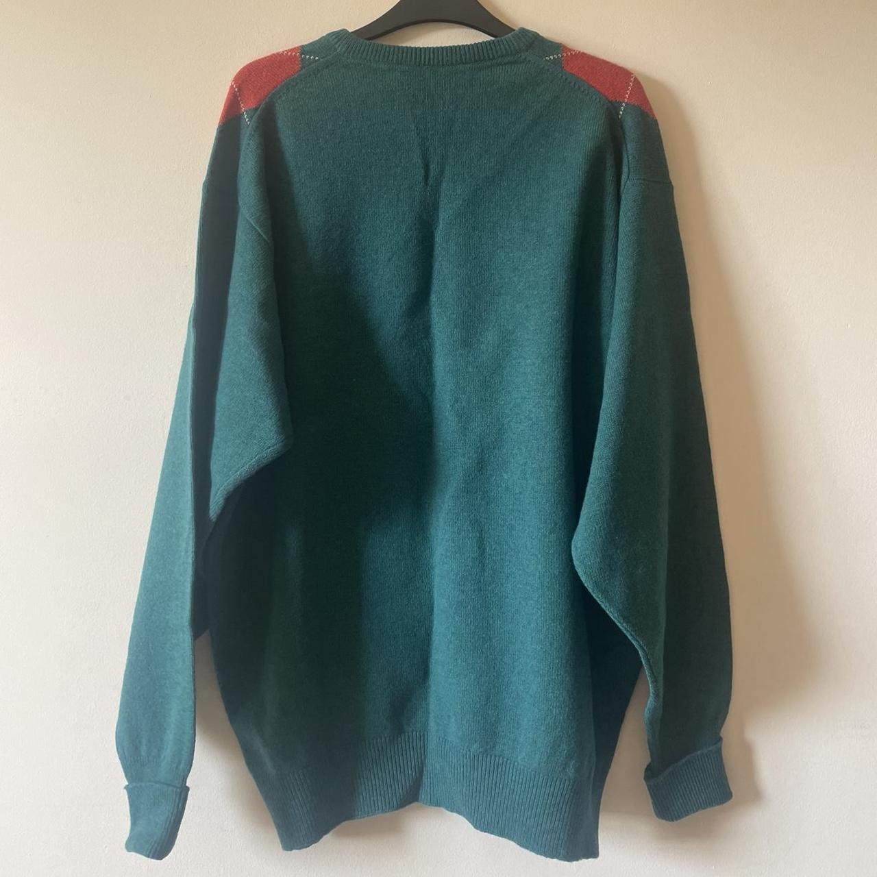 Vintage Lyle & Scott patterned golf jumper, great... - Depop