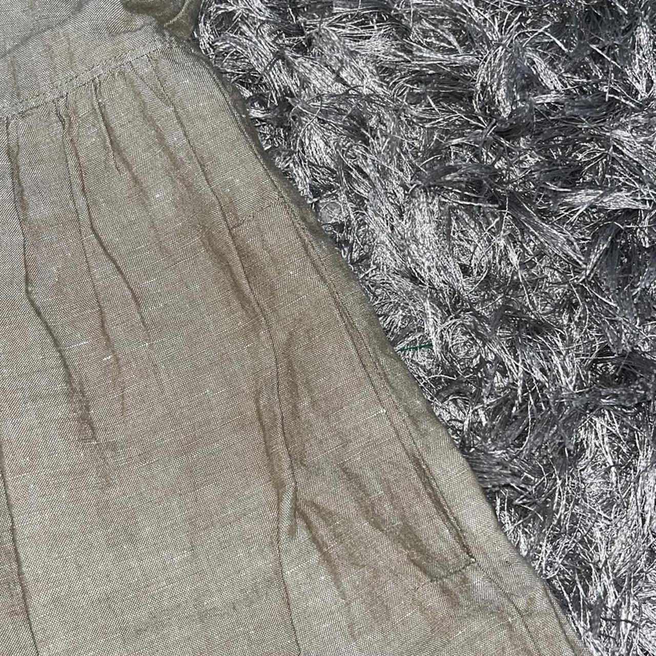 Madewell Linen Blend Alexandra Button Front... - Depop