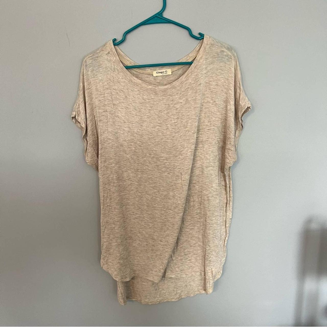 Ginger G Longer Length Short Sleeve Top in women’s... - Depop