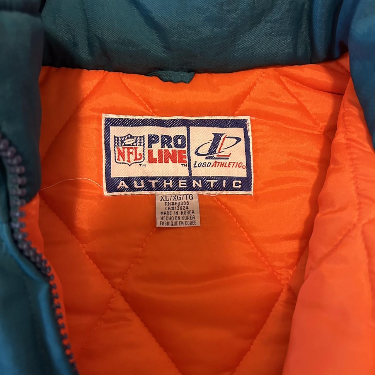 90s Logo Athletic Miami Dolphins Pro Line... - Depop